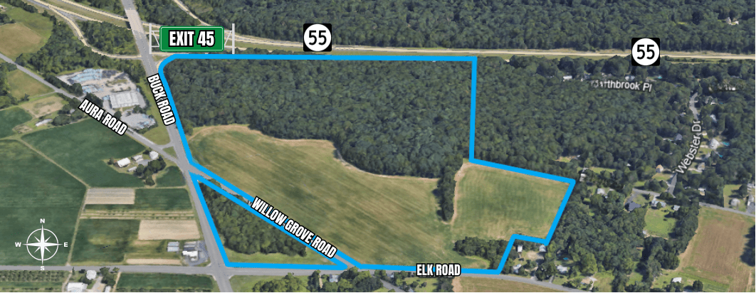 Buck Road and Aura/Willow Grove Road, Elk Township, NJ - Wolf ...